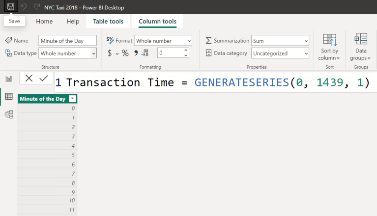How to Create a Time Table in Power BI Using DAX – SQLSwimmer