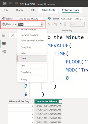 How to Create a Time Table in Power BI Using DAX – SQLSwimmer